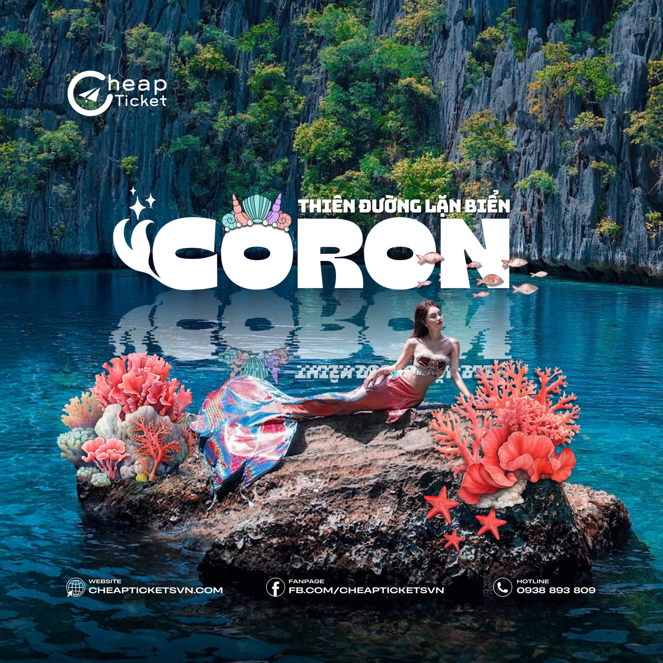 TOUR BỤI CORON 2026 - THIÊN ĐƯỜNG LẶN BIỂN - CheapTickets